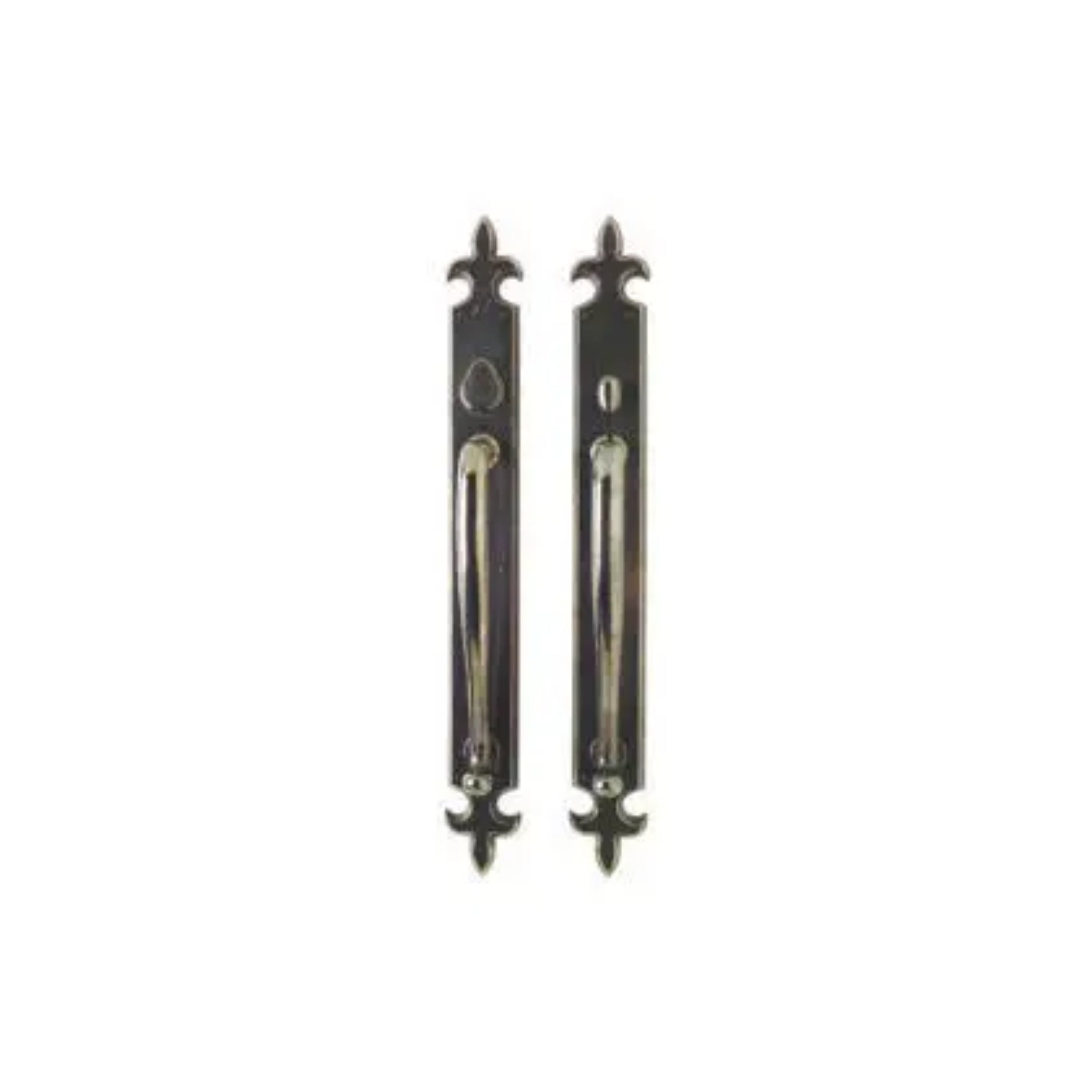 Fleur de Lis Push_Pull Set - 3 1/4" x 27" – Hardware Collection Online