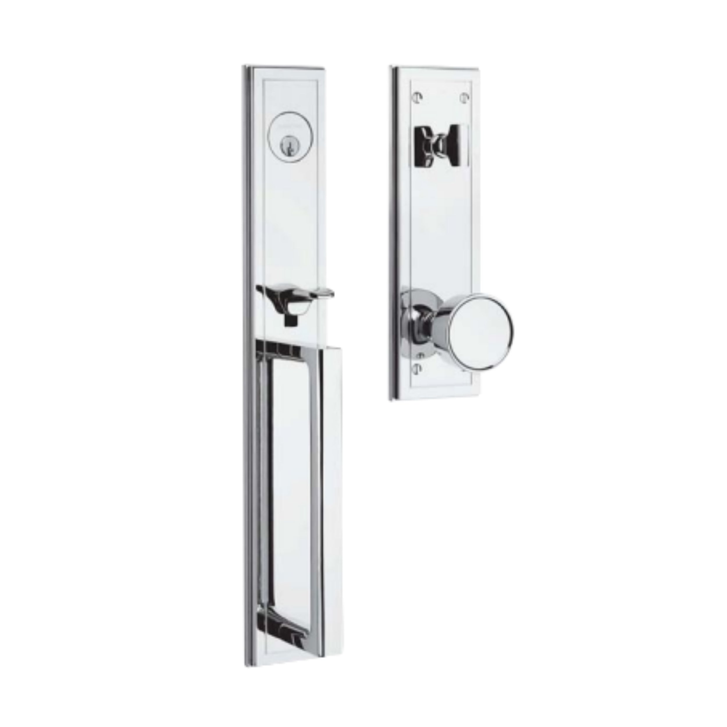 Hollywood Hills Full Escutcheon Handleset Emergency Egress w K008 Hill ...