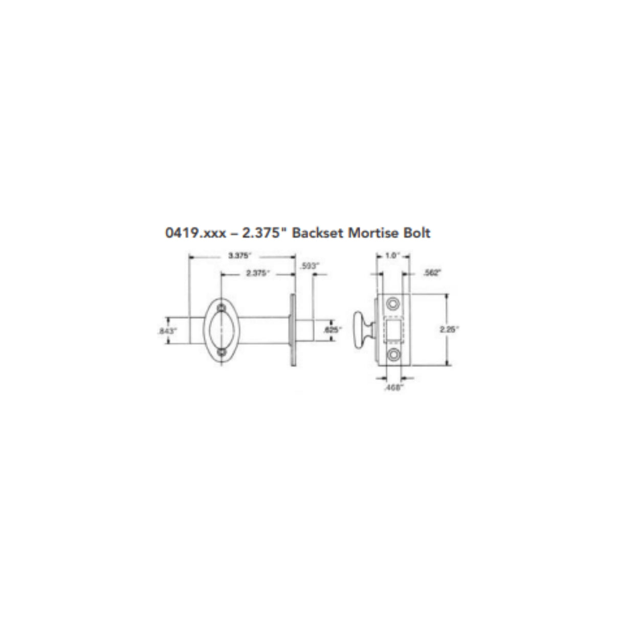 Mortise, Bolt, Tubular Design – Hardware Collection Online